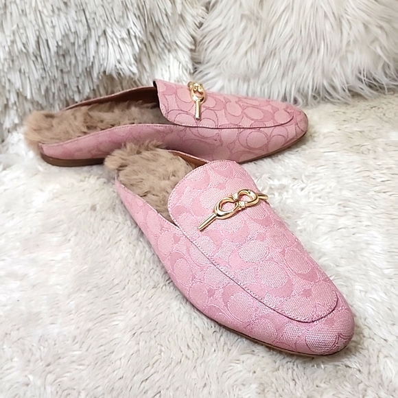 Coach | Shoes | Coach Sienna Fur Slides | Poshmark